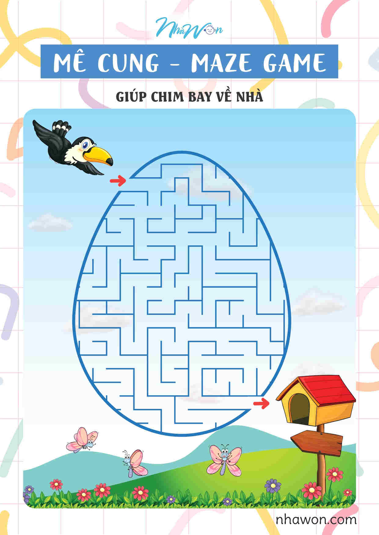 Trò Chơi Mê Cung Chim